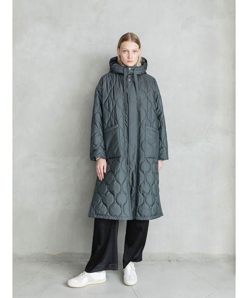 enchainement（アンシェヌマン）の「Quilting Hoodid Coat（その他アウター）」 - WEAR