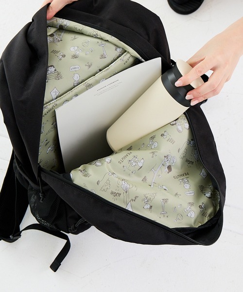 MEI OCEAN スヌーピー コラボ リュック 大容量 A4対応 通勤 通学