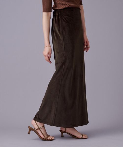 【セール】ベロアマーメイドスカート（スカート）｜ur's（ユアーズ）のファッション通販 - ZOZOTOWN