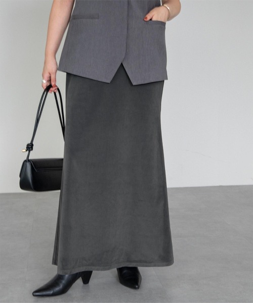 ベロアマーメイドスカート（スカート）｜ur's（ユアーズ）のファッション通販 - ZOZOTOWN