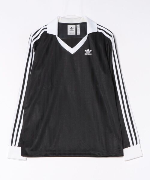 adidas（アディダス）の「adidas アディダス M PIQUE LS ロングスリーブ IZ4808 BLACK（Tシャツ/カットソー ...