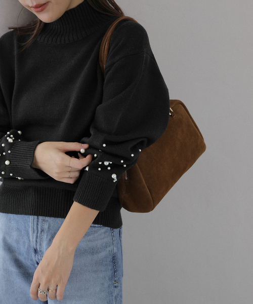パールスタンドプルオーバー（ニット/セーター）｜La TOTALITE