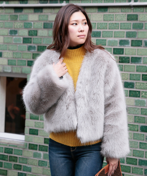 AMERI（アメリ）の「VOLUME FUR COAT（その他アウター）」 - WEAR