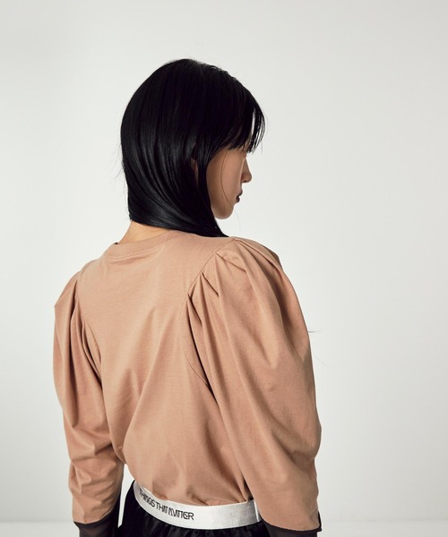 THINGS THAT MATTER（シングス ザット マター）の「VOLUME SHOULDER TULLE CUT AND SEW ...
