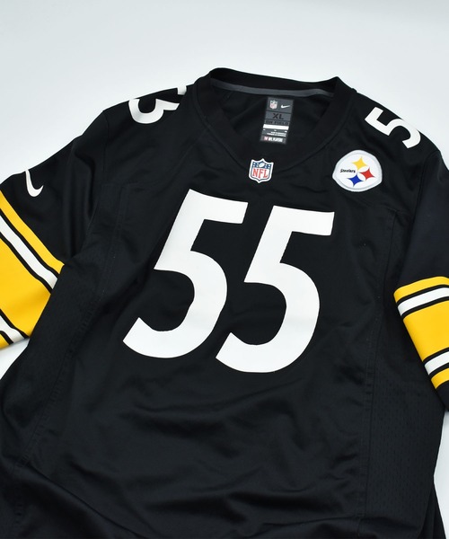 【ヴィンテージ古着】NIKE “NFL Pittsburgh Steelers #55” ゲームシャツ（その他トップス）｜NBA/NFL ...