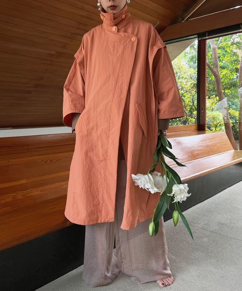 AMERI（アメリ）の「ROUND MILITARY PONCHO（ポンチョ）」 - WEAR