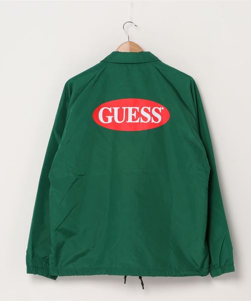 Guess（ゲス）の「GUESS Originals Red Logo Coaches Jacket（ナイロンジャケット）」 - WEAR