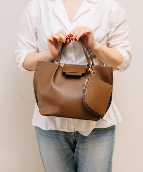 【セール】カシュカシュ cachecache / エコバッグ付き親子2wayトートバッグ（トートバッグ）｜cache cache（カシュ カシュ）のファッション通販 - ZOZOTOWN