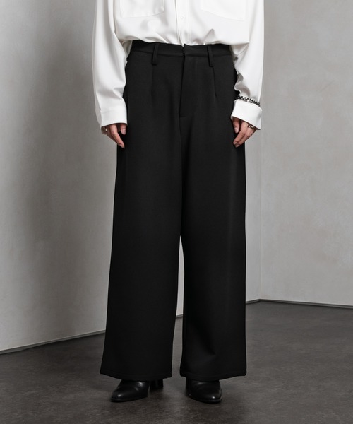 Adoon plain（アドーンプレーン）の「【Adoon plain】ルーズワイドパンツ（セットアップ着用可）（その他パンツ）」 - WEAR