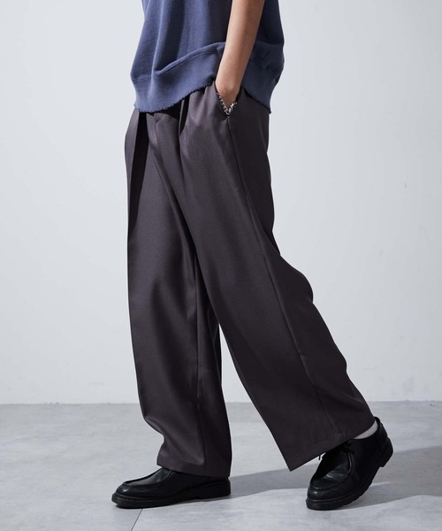 【セール】WEGO/【WEB限定】【24年春夏新作】センタープレスワイドスラックス（スラックス）｜WEGO（ウィゴー）のファッション通販 - ZOZOTOWN