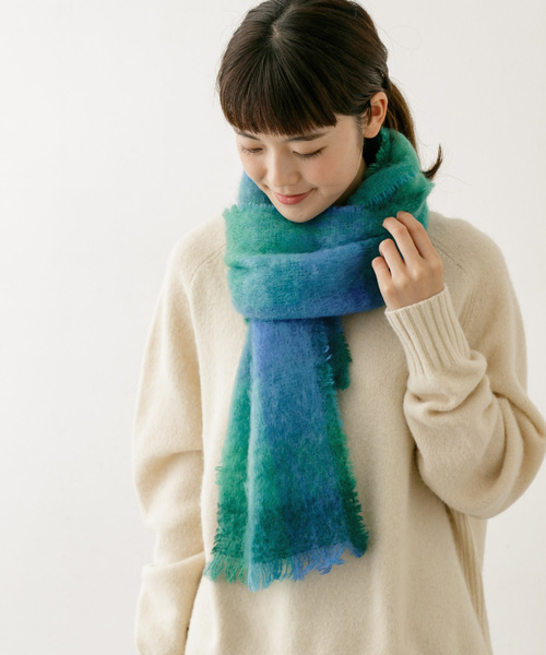 かぐれ（カグレ）の「Donegal Design Mohair Classic Scarf（マフラー）」 - WEAR