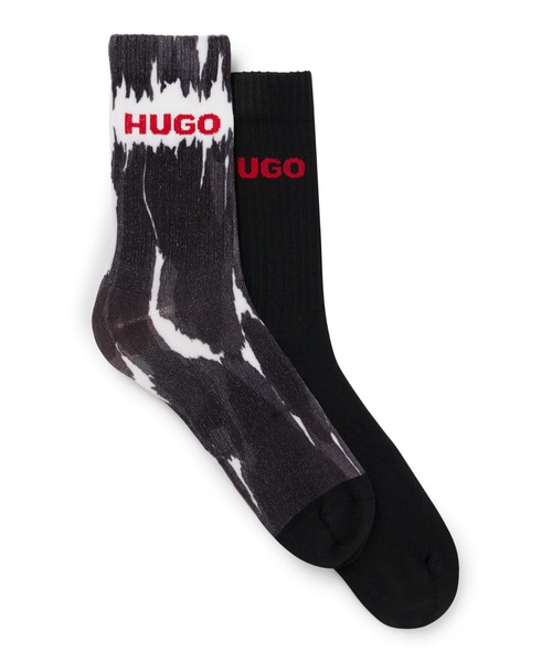HUGO（ヒューゴ）の「2パック HUGOロゴディテール ショートレングス ソックス（ソックス/靴下）」 - WEAR
