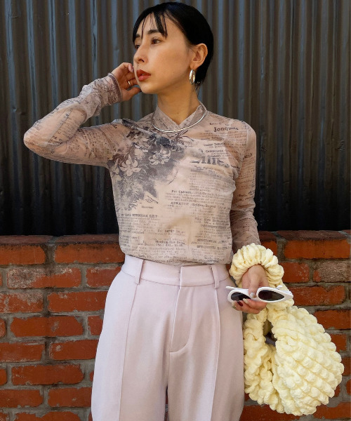 AMERI（アメリ）の「PICTURE BOOK TATTOO TOP（Tシャツ/カットソー）」 - WEAR