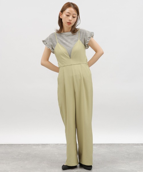 LAKOLE（ラコレ）の「スラブボーダーフリルTEE / 115429（Tシャツ/カットソー）」 - WEAR