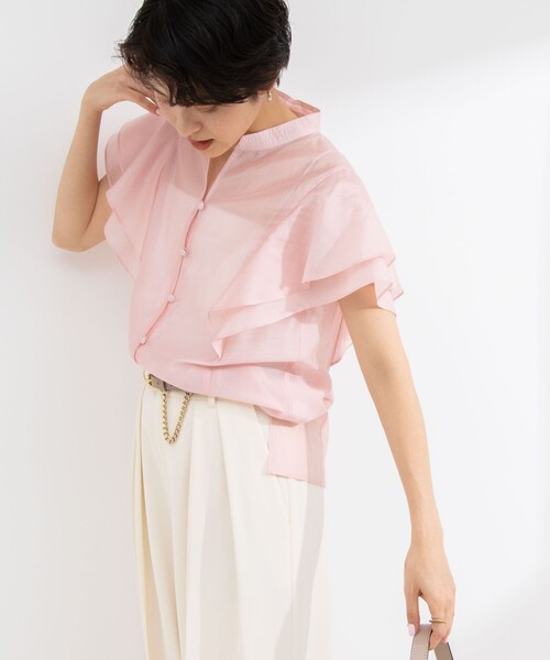 NOLLEY’S Sophi（ノーリーズソフィ）の「シアーローンフレアスリーブブラウス（シャツ/ブラウス）」 - WEAR