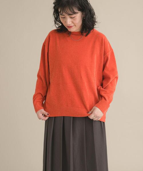 アーバンリサーチ ドアーズ（URBAN RESEARCH DOORS）/『スタッフ企画』モールヤーンボートネックニット セール】『スタッフ企画』モールヤーンボートネックニット（ニット