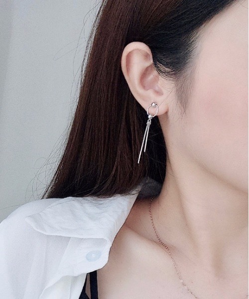 Burner（バーナー）の「【blatto 925silver】925シルバー ロング ピアス bla-pierce-656650965929-17（ピアス（両耳用））」 - WEAR