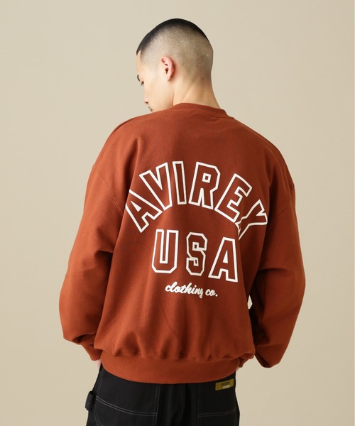 AVIREX（アヴィレックス）の「【WEB＆DEPOT限定】AVIREX USA CREW NECK SWEAT / アヴィレックス クルー ...