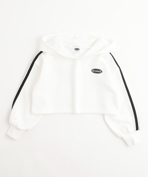URBAN CHERRY（アーバンチェリー）の「【U.TRACK】ワンポイントサイドラインクロップドフーディ（スウェット）」 - WEAR