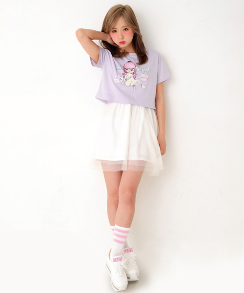 L.D.S.（エルディーエス）の「Little Miss Raspberry Tee-shirt（Tシャツ/カットソー）」 - WEAR