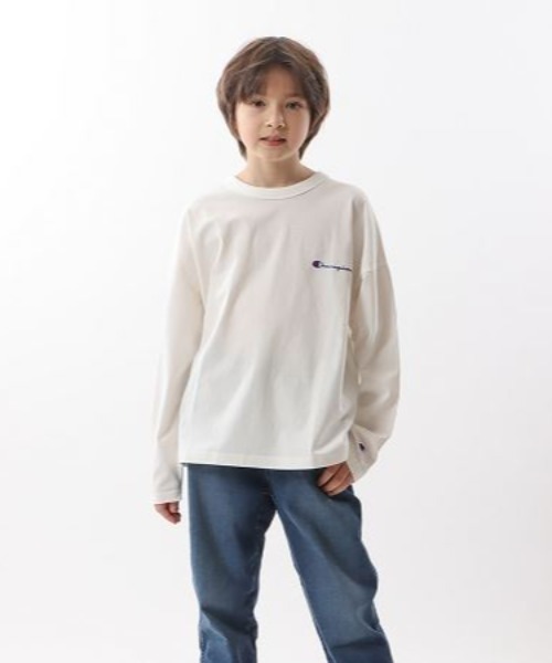 【セール】CHAMPION/チャンピオン キッズ ロンT MUJI CK-Y404（Tシャツ/カットソー）｜Champion（チャンピオン）のファッション通販 - ZOZOTOWN