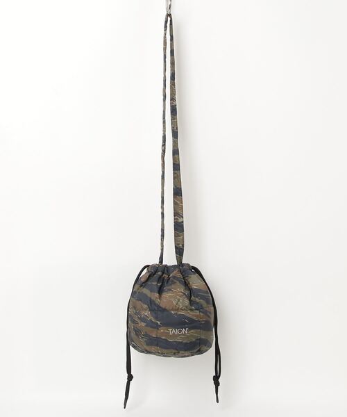 【セール】【TAION】タイオン DRAW STRING DOWN BAG-SMALL TAION-DST01-S（ ）（ショルダーバッグ ...