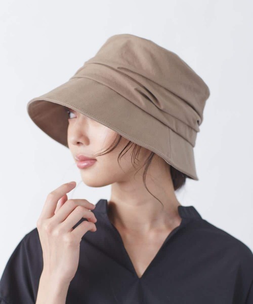 milsa（ミルサ）の「milsa ドレープ遮光UVカットクロッシェ（ハット）」 - WEAR