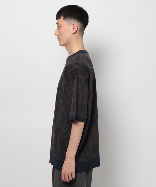 niko and...（ニコアンド）の「WJQジオメ柄ニットプルオーバー（ニット/セーター）」 - WEAR