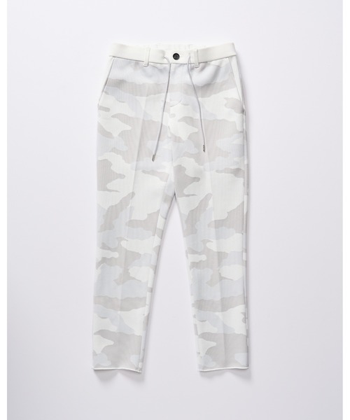 wjk（ダヴルジェイケイ）の「【LEON×B'2nd×wjk】function knit easy slacks(original camo)（スラックス）」 - WEAR