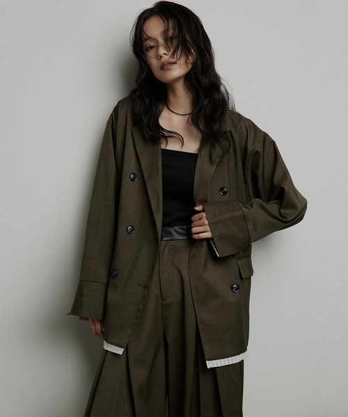 hellam（へラム）の「レイヤードテーラードジャケット（テーラードジャケット）」 - WEAR