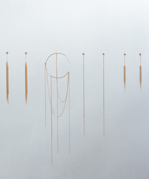 SIENA ROSE（シエナロゼ）の「【廃番】AROJU・ピアス[ベチバー・片耳フープ]（ピアス（片耳用））」 - WEAR