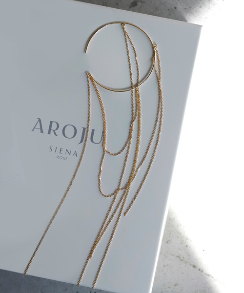 SIENA ROSE（シエナロゼ）の「【廃番】AROJU・ピアス[ベチバー・片耳フープ]（ピアス（片耳用））」 - WEAR