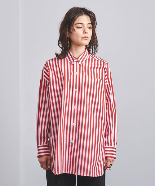 UNITED ARROWS（ユナイテッドアローズ）の「UGSC ストライプ ボタンダウン ビッグシャツ（シャツ/ブラウス）」 - WEAR