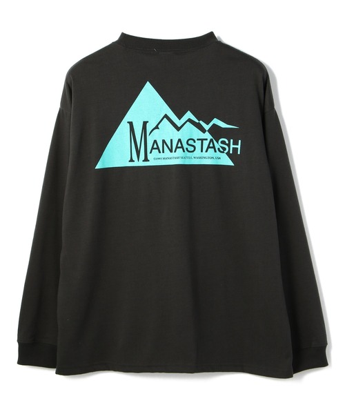 MANASTASH（マナスタッシュ）の「MANASTASH/マナスタッシュ DRY DEO L/S TEE GEOMETRIC LOGO（T ...