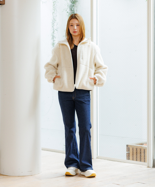 SOMETHING/サムシング】BODYFIRE FLARE /フレアデニム / '暖'（デニム