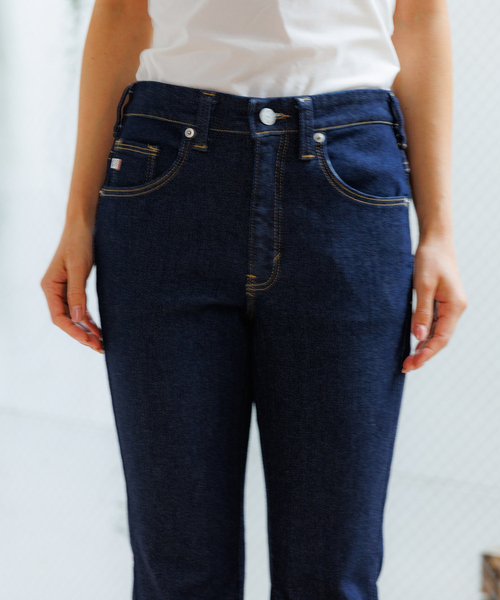 SOMETHING/サムシング】BODYFIRE FLARE /フレアデニム / '暖'（デニム