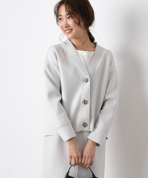 INTERPLANET（インタープラネット）の「【Seadrake】モノフィラエアクッションカーデ（カーディガン/ボレロ）」 - WEAR