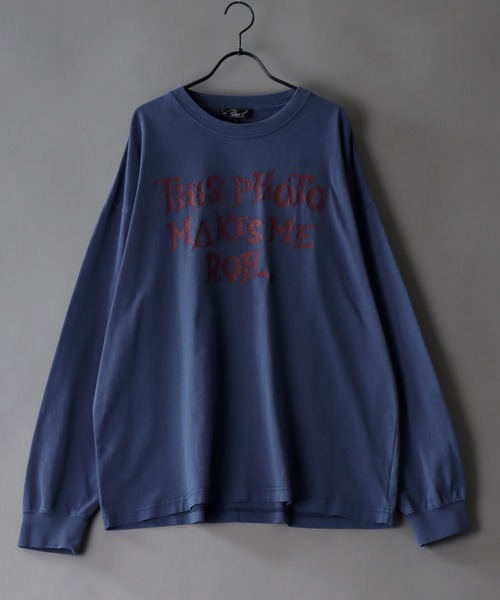 SITRY（シトリー）の「oversize rude graphic print pigment long sleeve T-shirt ...