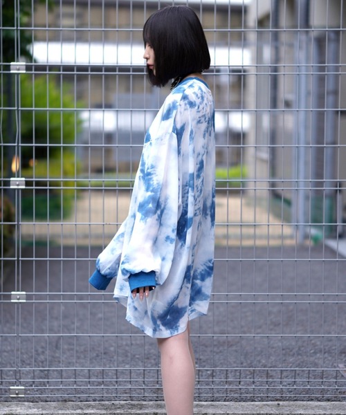 REFLEM（レフレム）の「『REFLEM/レフレム』シースルーBIG PO/シフォンBIGプルオーバー（Tシャツ/カットソー）」 - WEAR