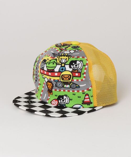 A BATHING APE（アベイシングエイプ）の「BABY MILO RACING MESH CAP K（キャップ）」 - WEAR