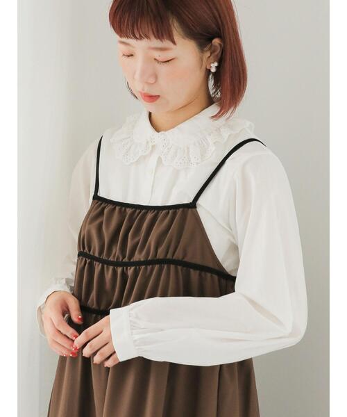 ehka sopo（エヘカソポ）の「綿レース丸襟ブラウス（シャツ/ブラウス）」 - WEAR