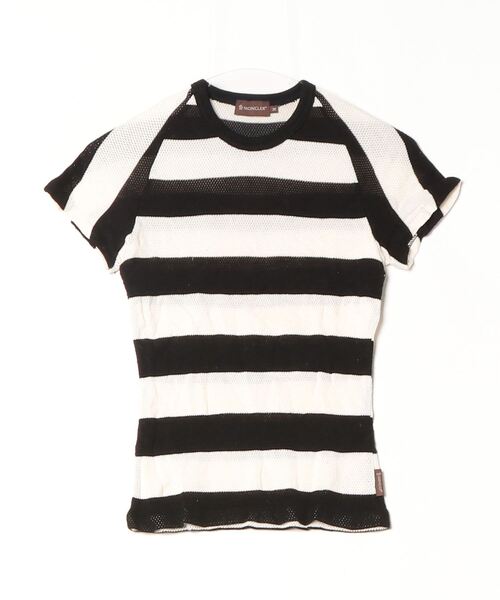 【ブランド古着】ボーダー柄半袖Tシャツ（Tシャツ/カットソー）｜MONCLER（モンクレール）のファッション通販 - ZOZOUSED