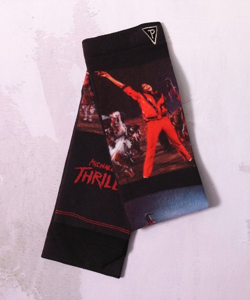 Perri's Socks（ぺリーズソックス）の「(LG)【Perri's Socks】【全面エアブラシ加工】Mickael Jackson ...