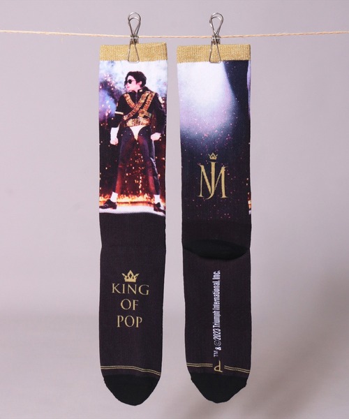 Perri's Socks（ぺリーズソックス）の「(LG)【Perri's Socks】【全面エアブラシ加工】Mickael Jackson ...