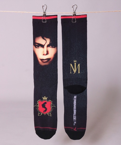 Perri's Socks（ぺリーズソックス）の「(LG)【Perri's Socks】【全面エアブラシ加工】Mickael Jackson ...