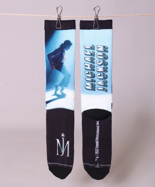 Perri's Socks（ぺリーズソックス）の「(LG)【Perri's Socks】【全面エアブラシ加工】Mickael Jackson ...