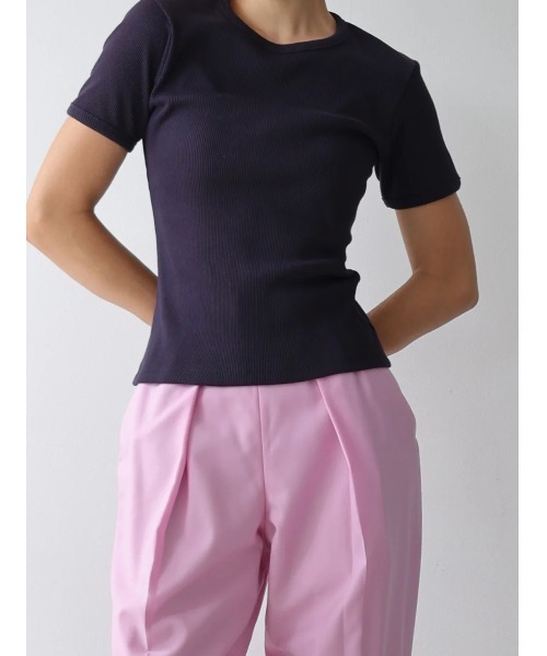 swane（スワネ）の「basic rib tee（Tシャツ/カットソー）」 - WEAR