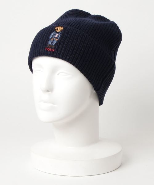HOUSTON（ヒューストン）の「【HOUSTON SELECT】 Ralph Lauren Polo Bear Cuff Hat（ニット ...