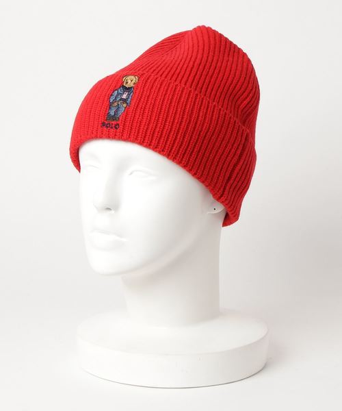 HOUSTON（ヒューストン）の「【HOUSTON SELECT】 Ralph Lauren Polo Bear Cuff Hat（ニット ...