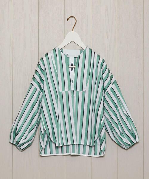 TICCA（ティッカ）の「＜TICCA＞MULTI STRIPE BLOUSE/ブラウス（シャツ/ブラウス）」 - WEAR